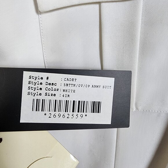 Ferrecci | Suits & Blazers | New Ferrecci Mens 4r Cadet White 5button ...